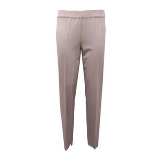 D.exterior Wollhose mit hellbeigem Harz - - Trousers - Damen - Grau - S