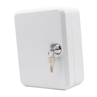 Cabilock Fach Wandmontierter Schlüsselbox aus Stahl mit Sicherheitsverschluss Rostfrei Langlebig mit Nummerierten Schlüsselanhängern Kratzfest und Handschonend