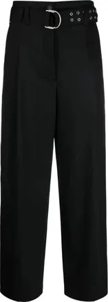 Philosophy di Lorenzo Serafini Femme, Pantalons, Noir, Taille: 34 FR Wide Pantalons