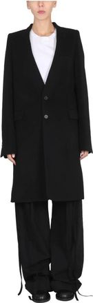 Ann Demeulemeester Femme, Manteaux, Noir, Taille: 38 FR Manteau Standard Sans Col