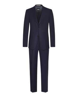 HUGO BOSS Einreihiger Anzug aus Schurwolle in