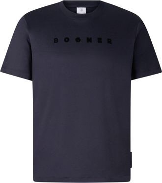Bogner Baumwoll-T-Shirt Lukas f&uuml;r Herren - Navy-Blau - XXL