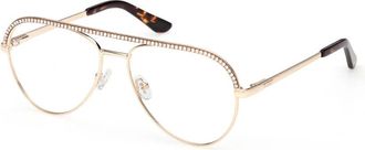 Guess Gu50321 Piloten-Brillengestell - - Accessories - Damen - Gelb - 56 MM
