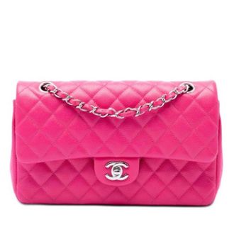 Chanel Pre-owned Vintage Double Flap Schultertasche - - Pre-owned - Damen - Rosa - ONE SIZE