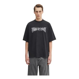 VETEMENTS Cof Logo Regular T-shirt - - Tops - Herren - Schwarzk - L