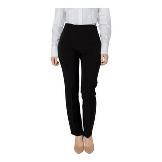 Sandro Ferrone Femme, Pantalons, Noir, Taille: 40 FR Pantalon noir &agrave; fermeture &eacute;clair