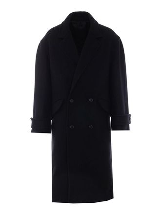 Lanvin Manteau Au Genou - Noir