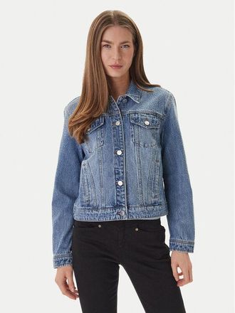 Guess Jeansjacke W6GN14 D0971 Blau Regular Fit