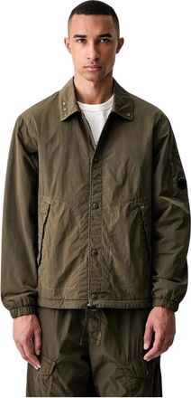 C.P. Company Heavy Chrome-R Coach Lens Jacke - - Jackets - Herren - Gr&uuml;n - 2XL