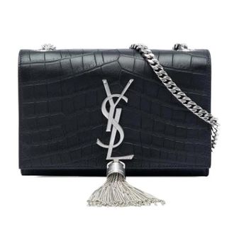 Saint Laurent Pre-owned Leder Schultertasche - - Pre-owned - Damen - Schwarzk - ONE SIZE