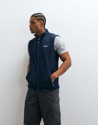 Regatta Bradwell III - Veste sans manches en tissu softshell coupe-vent - Bleu marine