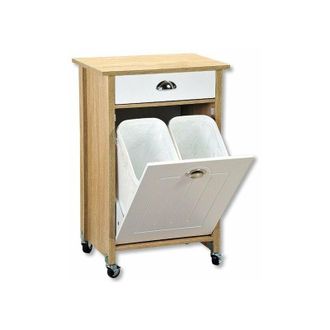 KESPER K&uuml;chenwagen mit M&uuml;lltonne