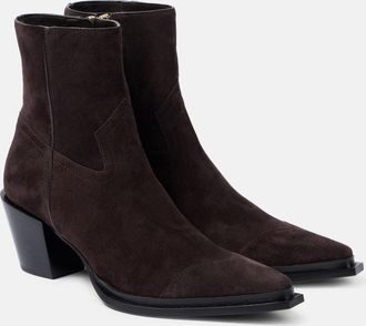 Jimmy Choo London Ankle Boots Cece aus Veloursleder