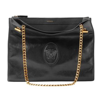 Versace Cabine Ledertasche - - Bags - Damen - Schwarzk - ONE SIZE