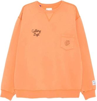 Gallery Dept. Homme, Sweatshirts et sweats &agrave; capuche, Orange, Taille: L Art Expert Crewneck