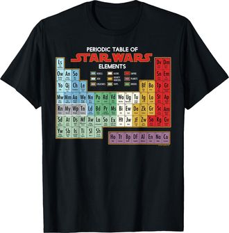 Star Wars Periodensystem der Elemente Grafik T-Shirt T-Shirt
