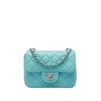 Chanel Sac Mini Flap Pre-owned - Femme - Pre-owned - Bleu - Taille: ONE Size