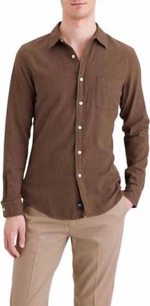 Dockers Original Shirt Slim, THERMAX Caramel CAFÉ, XL Homme
