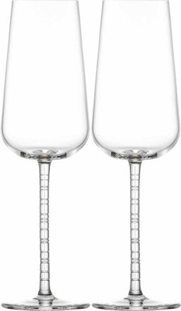 Schott Zwiesel ZWIESEL 123077 123077 Sektgläser, Sparkling Glasses, Journey mit Schaumpunkt, 378.5 ml (358 ml) (2er Set)