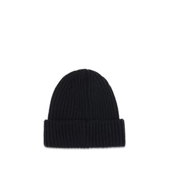 C.P. Company CPRFCMAC742A005509A888BB Goggle Wool Beanie - Black
