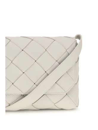 Bottega Veneta Diago Calfskin Leather Shoulder Bag - Gray