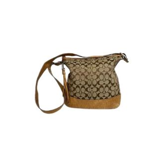 Coach Pre-owned Signature Sufflette Umh&auml;ngetasche - - Pre-owned - Damen - Beige - ONE SIZE