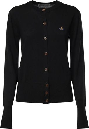 Vivienne Westwood Femme, Pulls, Noir, Taille: 38 FR Gilet Bea