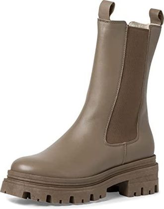 Tamaris Femme Bottines, Dame Bottines Chelsea,Semelle int&eacute;rieure Amovible,Demi-Bottes,Bottines,Bottes de Glisse,Haute,Sage,41 EU