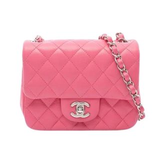 Chanel Pre-owned Mini Matelasse Lambskin Schultertasche - - Pre-owned - Damen - Rosa - ONE SIZE