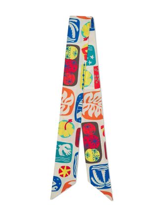 Dsquared2 foulard en soie - Blanc