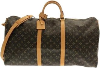 Louis Vuitton unisex, Pre-owned, Brun, Taille: ONE Size Pre-owned Canvas Weekend Bag
