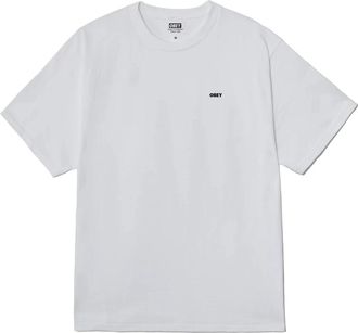 Obey Homme, Tops, Blanc, Taille: XL Tee-shirt Graphique OEil Audacieux