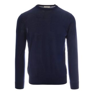 Ballantyne Homme, Pulls, Bleu, Taille: M R Neck Pullover