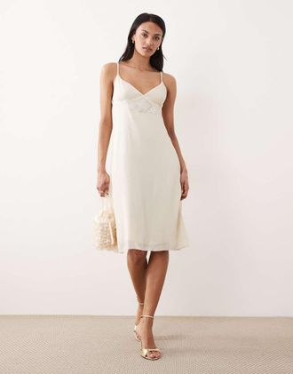 Dippin' Daisy's Swimwear Kurzes Braut-Tr&auml;gerkleid in Wei&szlig;