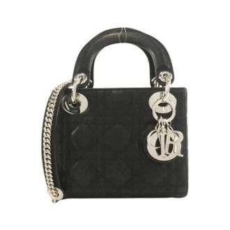 Dior Pre-owned Cuir sacs-dior - Femme - Pre-owned - Noir - Taille: ONE Size