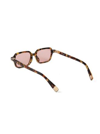 Furla Womens Sunglasses Burgundy-Glossy Havana Acetate Eyewear - Burgundy/glossy
