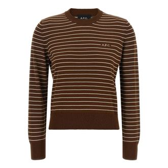 A.P.C. A.p.c., Damen, Strickwaren, Braun, SGr&ouml;&szlig;e