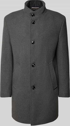 Bugatti Kurzmantel mit Stehkragen und Knopfleiste