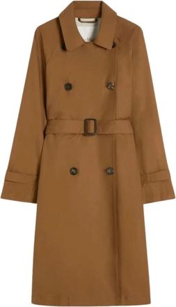 Max Mara Femme, Manteaux, Brun, Taille: 40 FR Ctrench Trench Coat