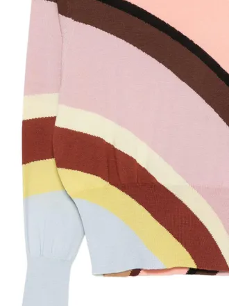 Paul Smith Multicolor Striped Knit Sweater - Pink