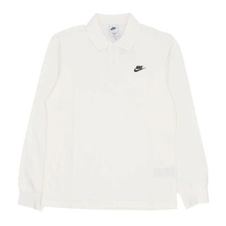 Nike Langarm Polo Club Hemd - - Sport - Herren - Wei&szlig; - XL