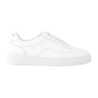 Filling Pieces Wei&szlig;e Ledersneaker Klassische Runde Spitze - - Shoes - Damen - Wei&szlig; - 41 EU