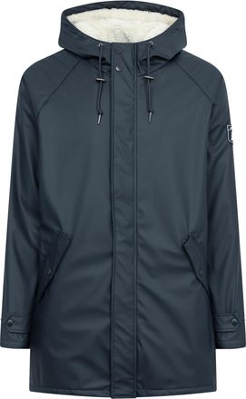 Derbe Regenjacke Trekholm Herren Dunkelblau 3XL | Regenmantel | Gef&uuml;ttert | M&auml;nner | Friesennerz | Hamburg | Warm