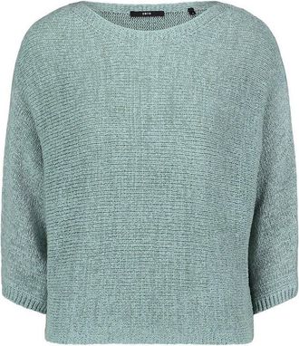 Zero Strickpullover Damen mit Fledermaus&auml;rmeln (1-tlg) Gerippt