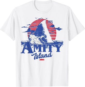 Jaws Retro Sunset Fin T-Shirt