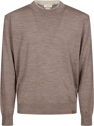 Jacob Cohen Homme, Pulls, Beige, Taille: XL Girocollo Lana Seta