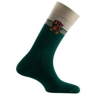 Kindy Mi-chaussettes jersey Teckel plac&eacute; coton Fabrication fran&ccedil;aise