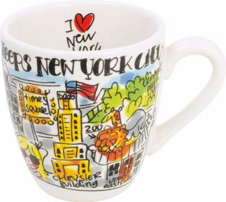 Blond Amsterdam Mini-Tasse New York 0,2L City Collection mit urbanem Design, spülmaschinenfest