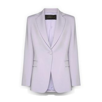 Elena Miro Strukturierter Blazer in Cady - - Jackets - Damen - Lila - 7XL