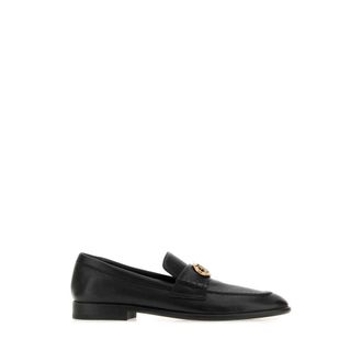 Burberry Femme, Chaussures, Noir, Taille: 38 EU Mocassins en cuir